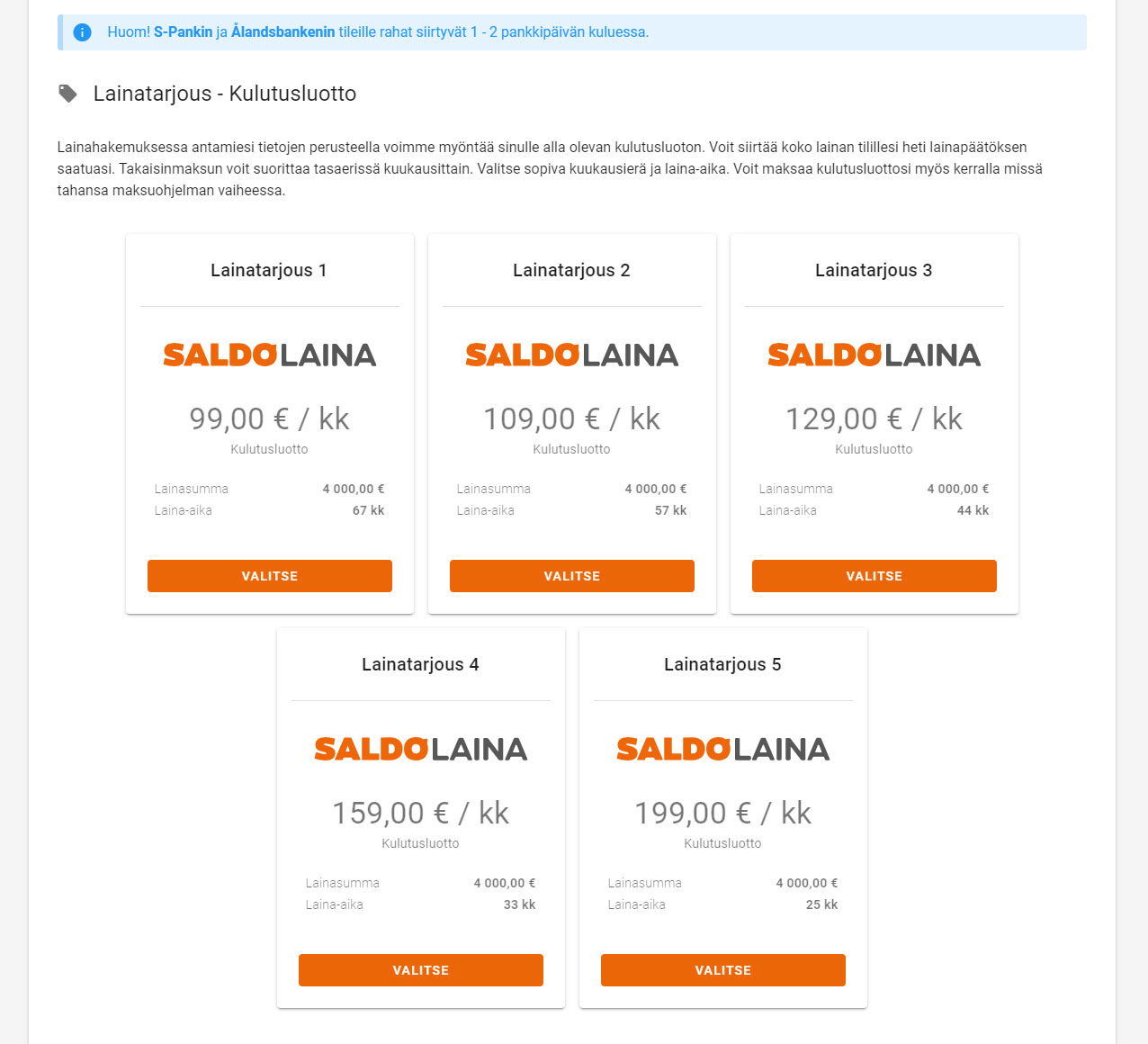 Saldo - Katso kokemukset ja arvostelut - Top5Credits