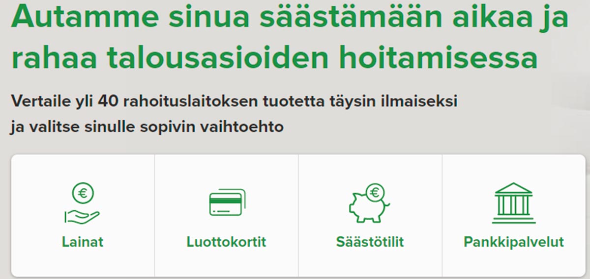 VertaaEnsin.fi - Katso kokemukset ja arvostelut - Top5Credits