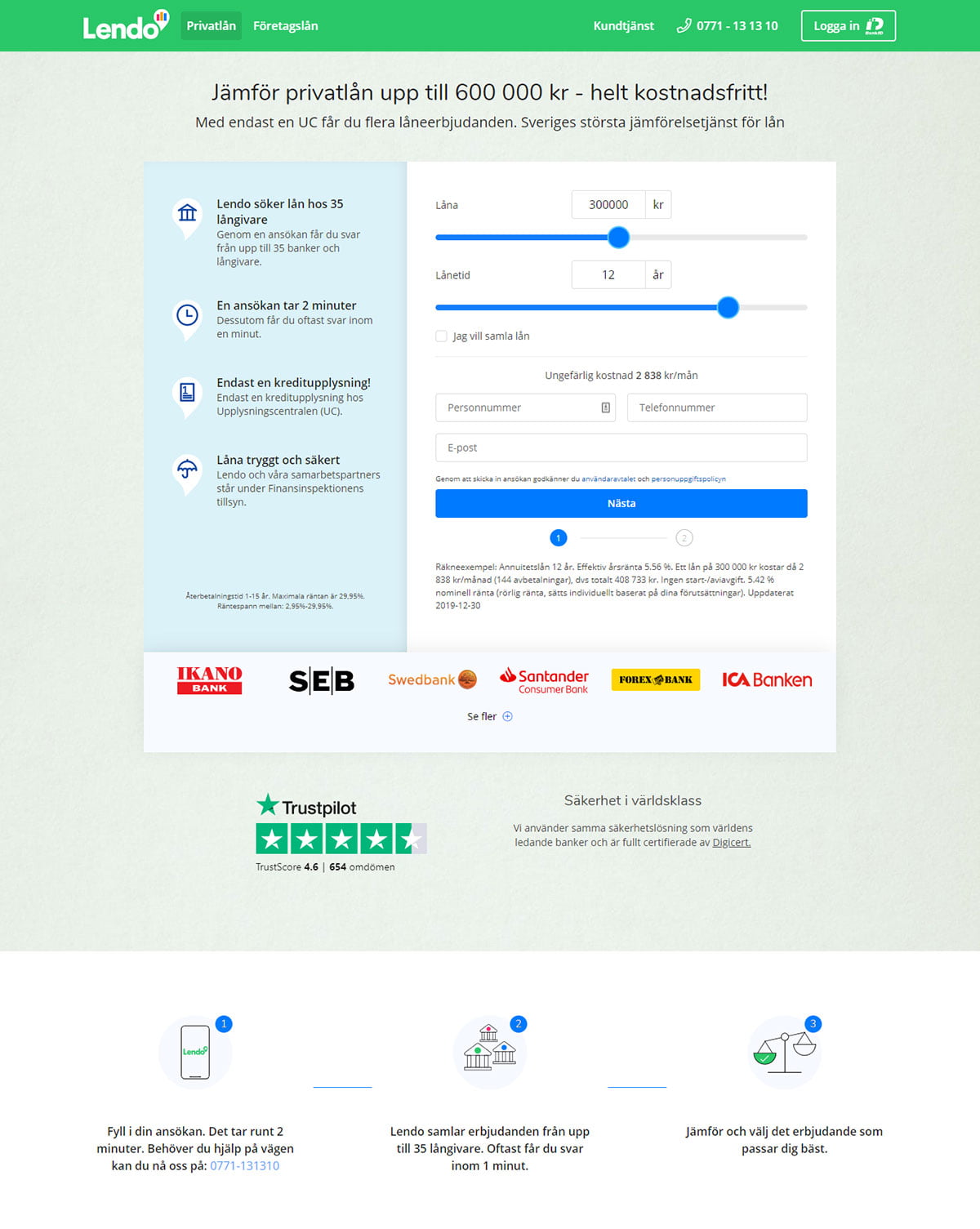 Lendo Lån - Läs vårt omdöme & recension - Top5Credits